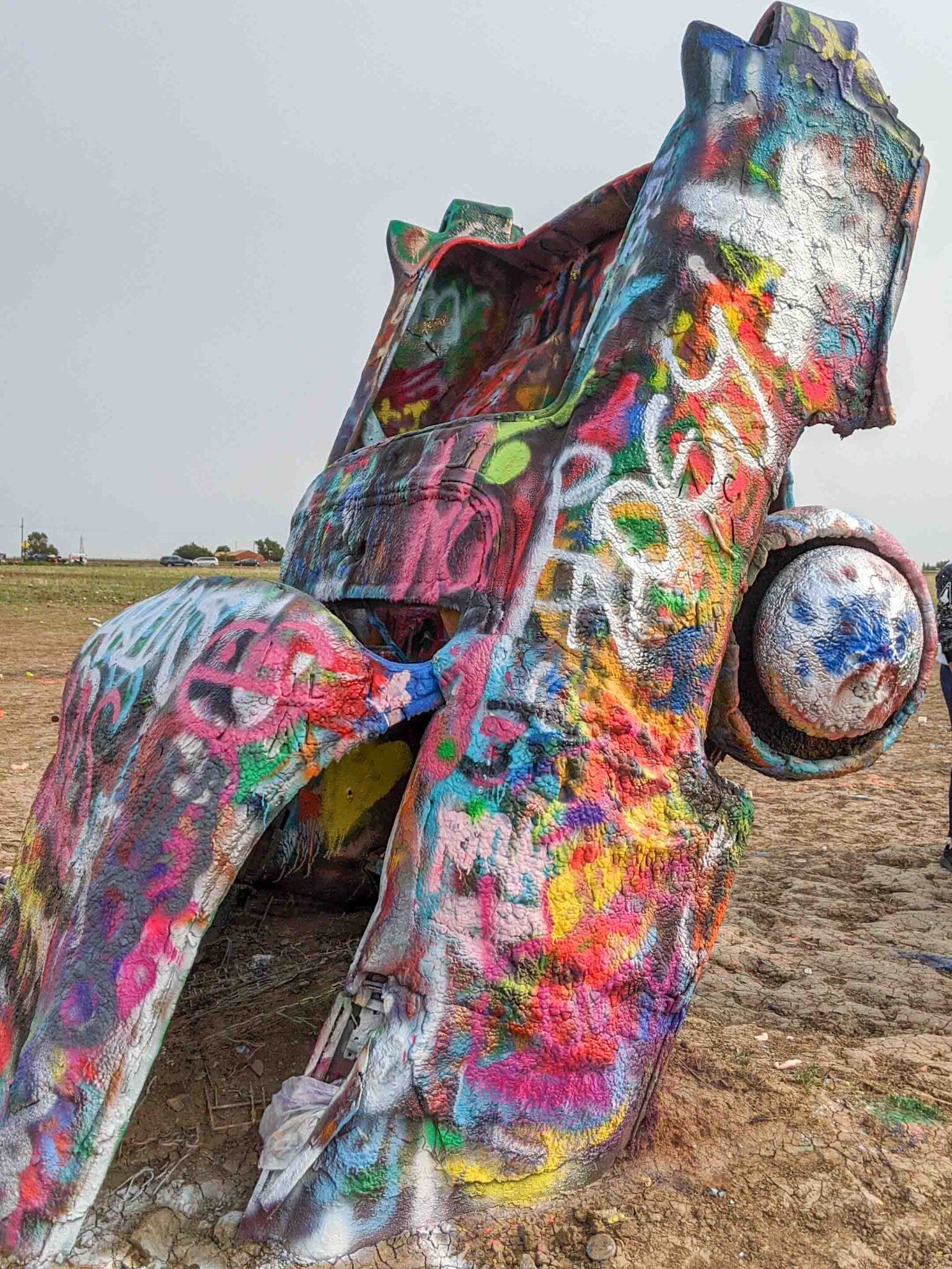 Love and Connection Amidst the Graffiti at Cadillac Ranch
