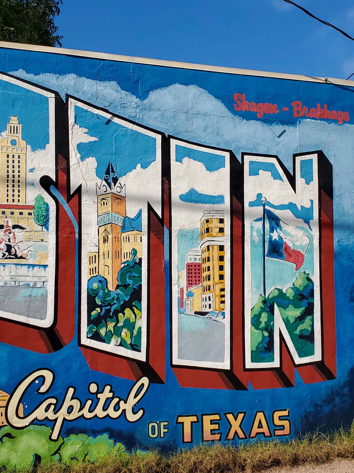 'Greetings from Austin' Mural Photo Guide - Enchanting Texas