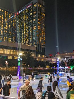 Discovery Green Ice Skating in Houston, TX 2023