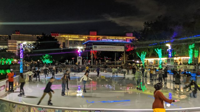 Discovery Green Ice Skating in Houston, TX 2023
