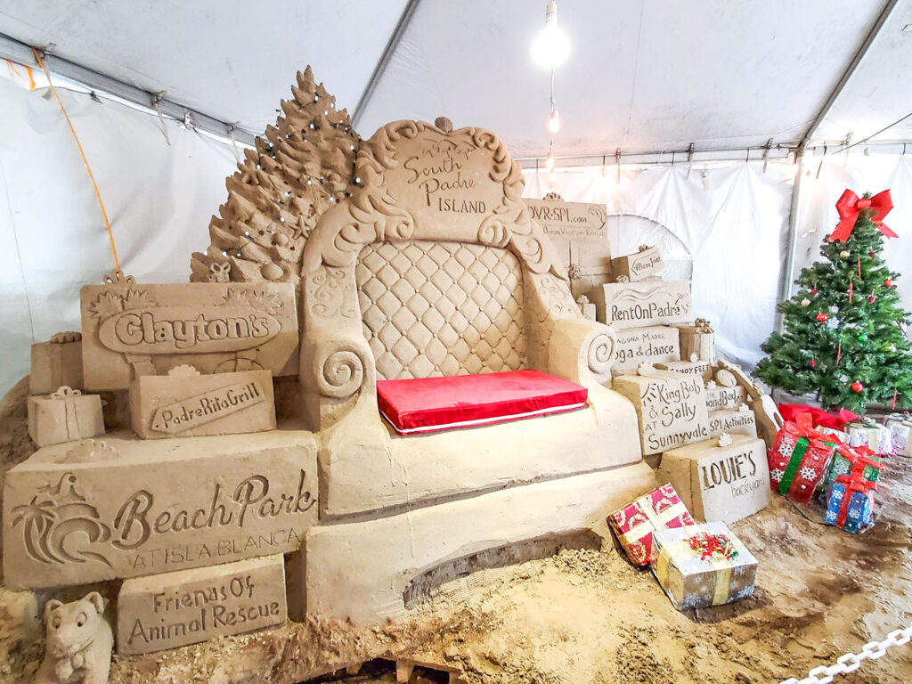 Experience the Magic of Holiday Sandcastle Village in South Padre