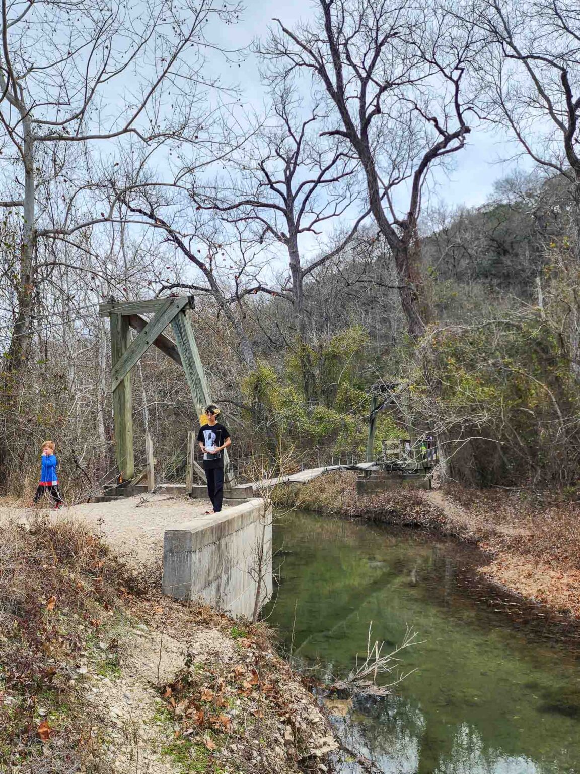 Chalk Ridge Falls Hiking Trail near Belton, Texas