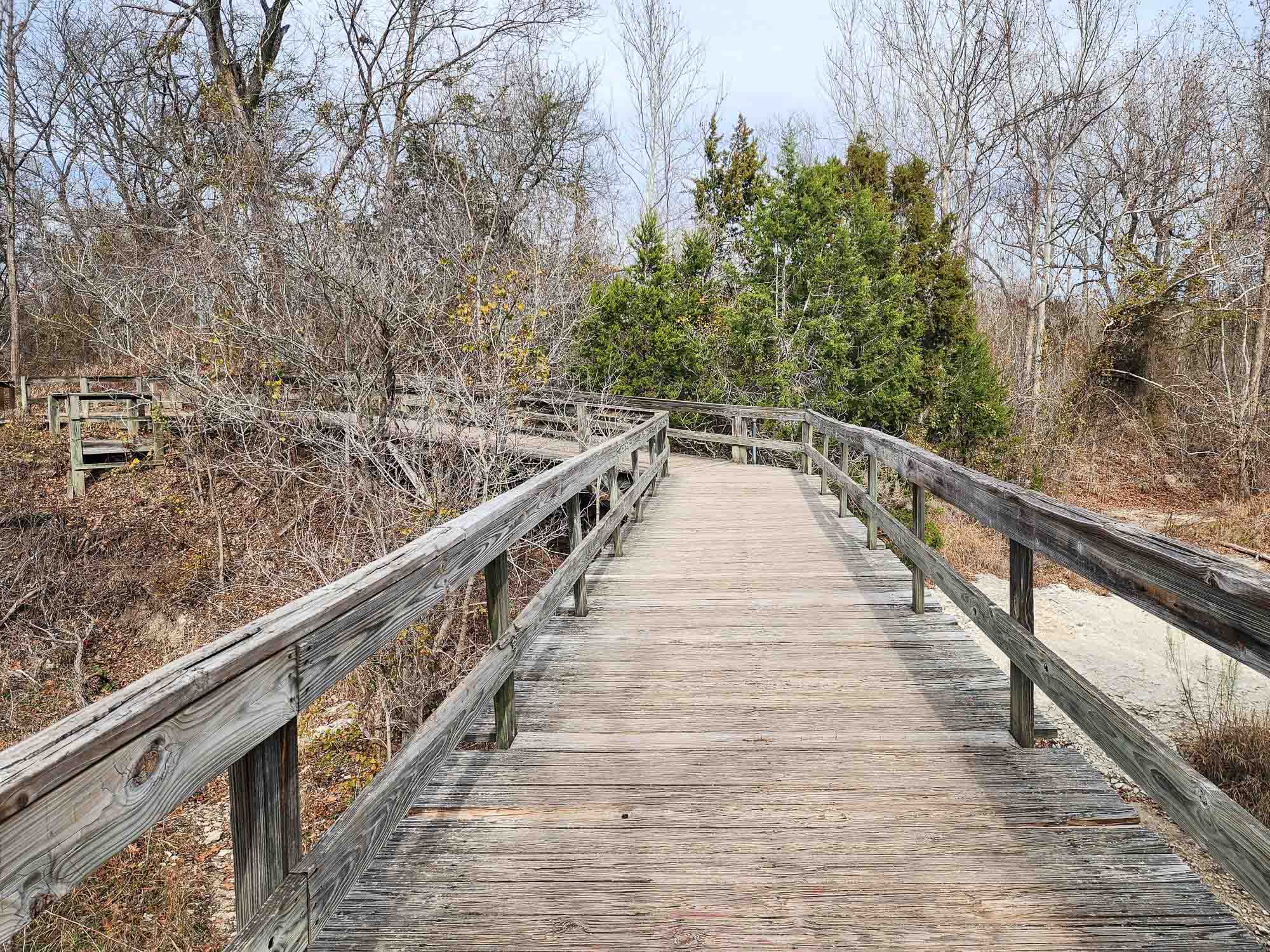 Chalk Ridge Falls Hiking Trail near Belton, Texas